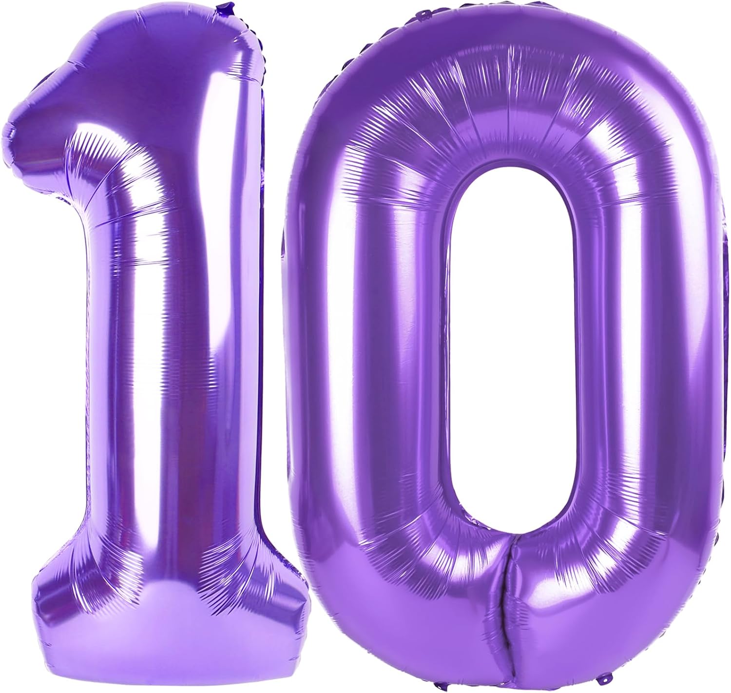Amazon.com: Purple Number 10 Balloon 40 Inch Birthday Decorations ...