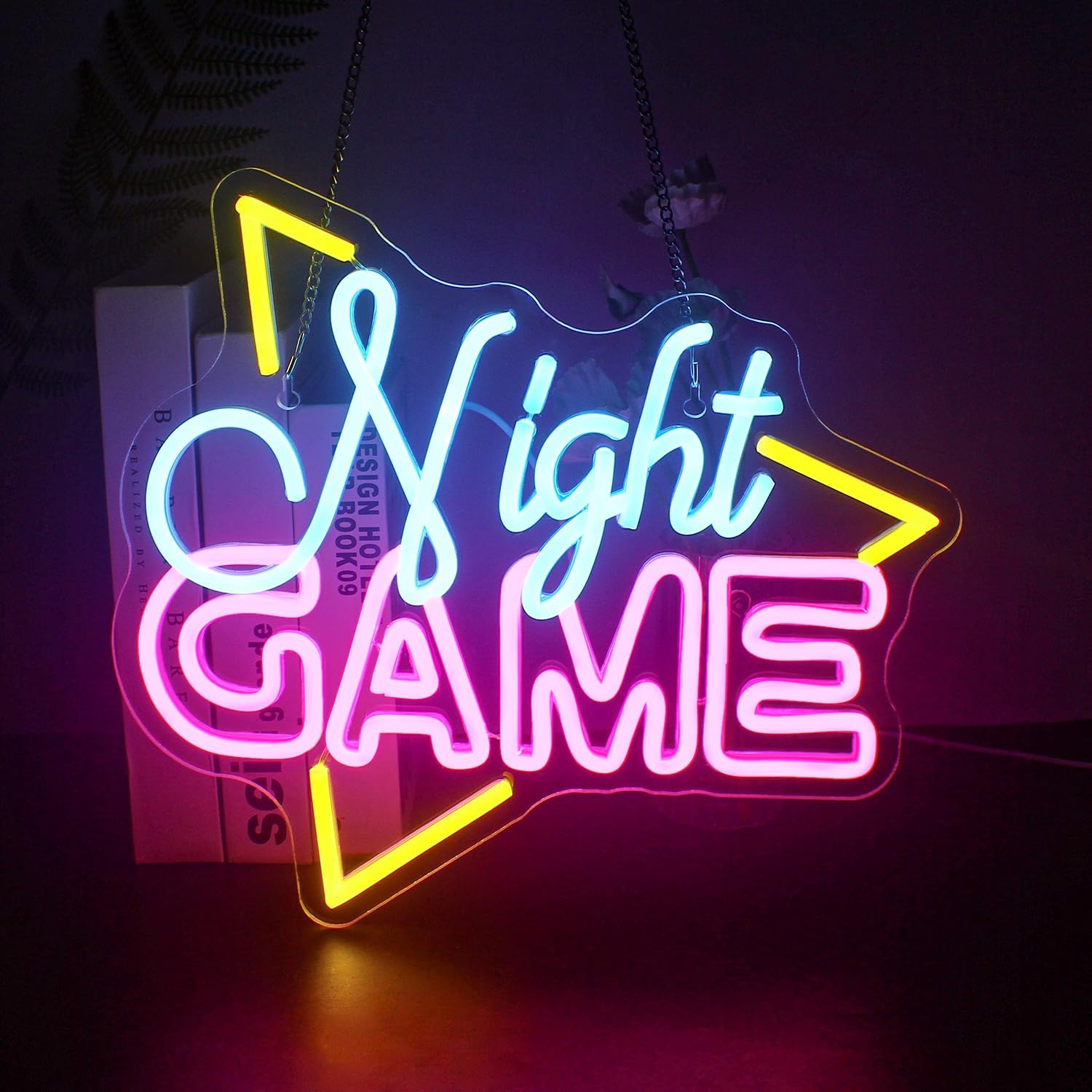 Amazon.com : WX&YH Game Night Neon Sign - Gaming Led Sign 10 Dimmable ...