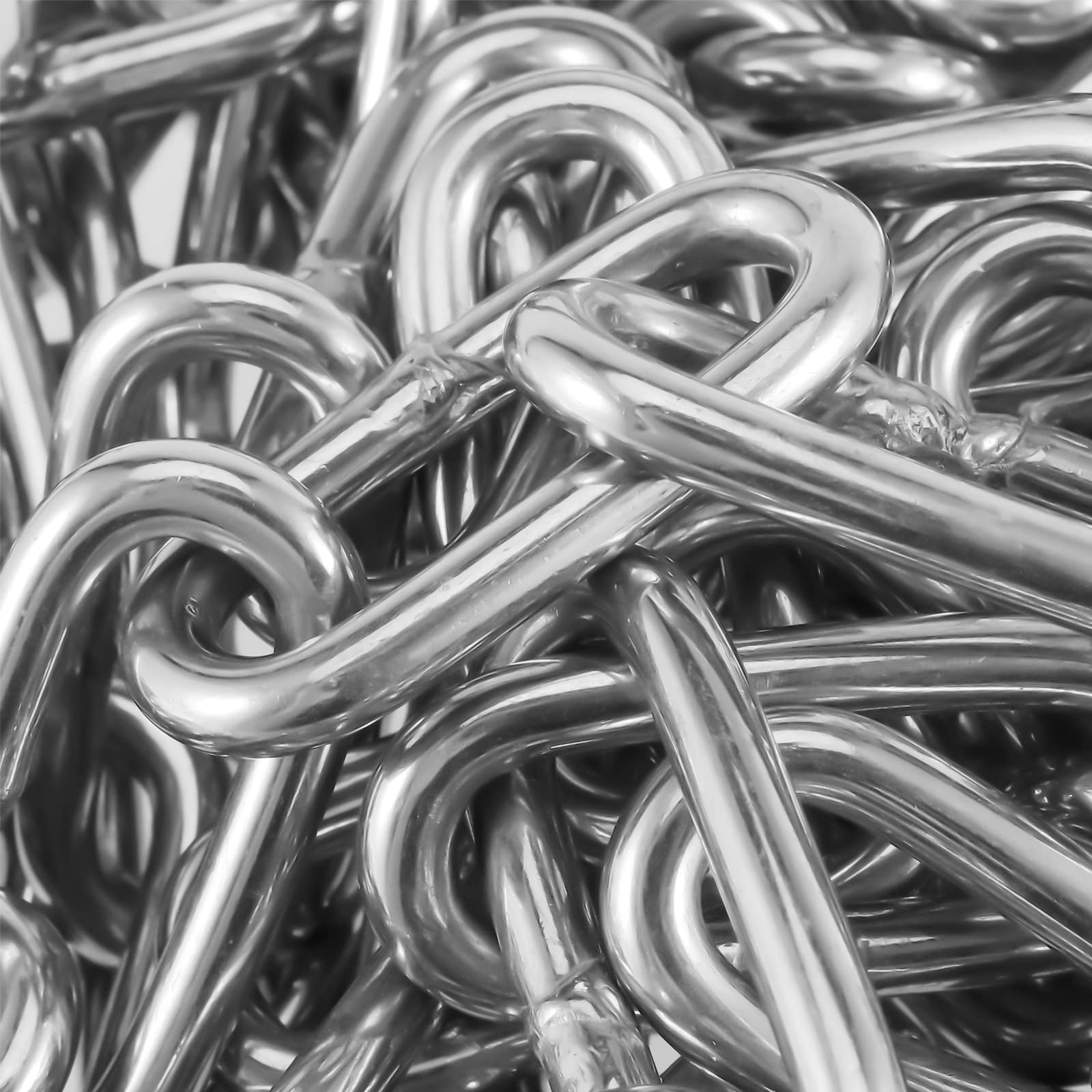 Snapklik.com : 16.5 Feet 4mm Stainless Steel Chain, Heavy Duty Metal ...