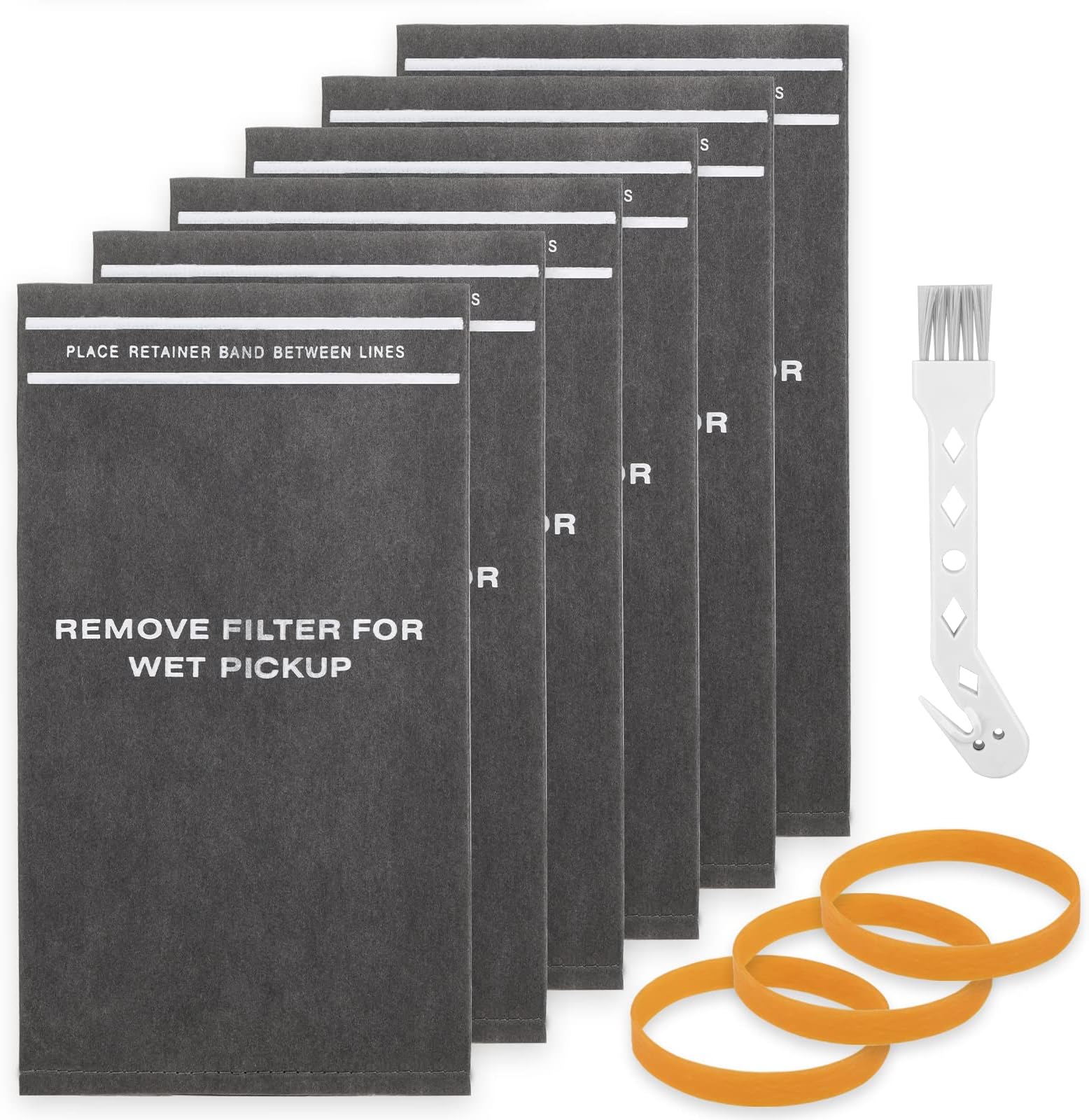 6-Pack 9-38737 Shop Vac Filter Bags for Craftsman 2 to 2.5 Gallon Shop ...