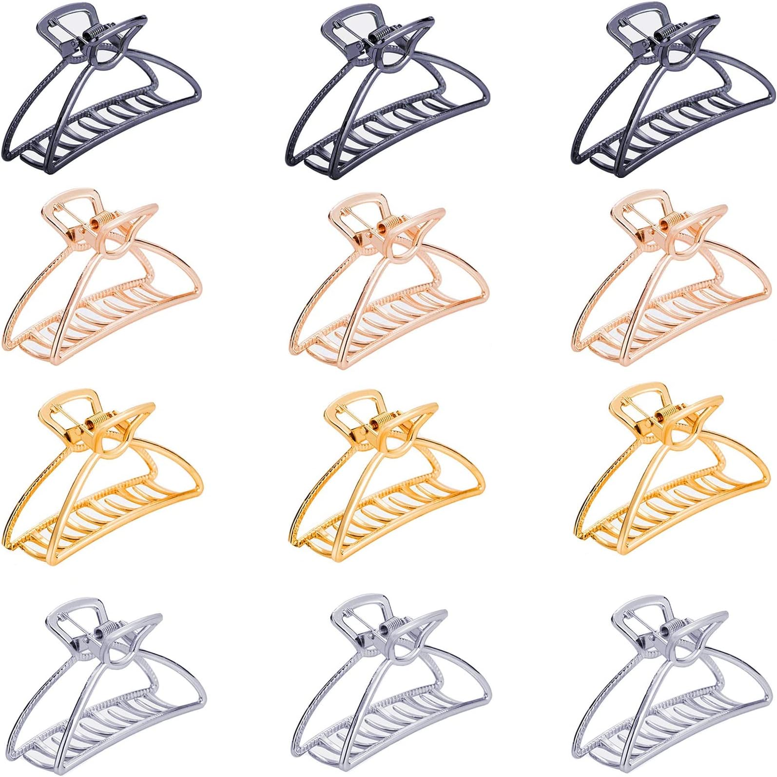 Amazon.com : HH&LL Hair Clips, Metal Hair Claw Barrette Clamp Jaw for ...