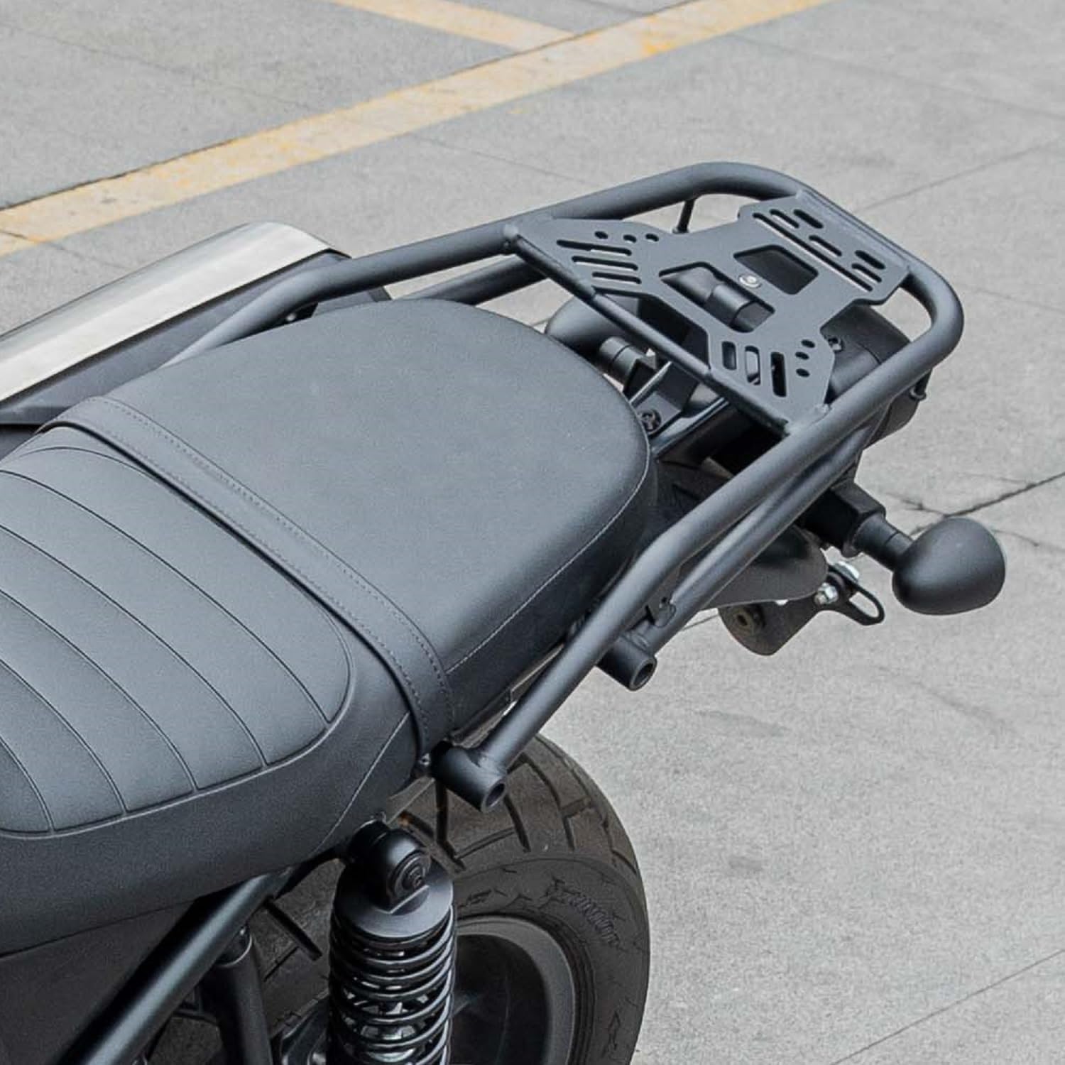 Lorababer Motorcycle Steel Rear Luggage Rack Support Shelf Compatible ...