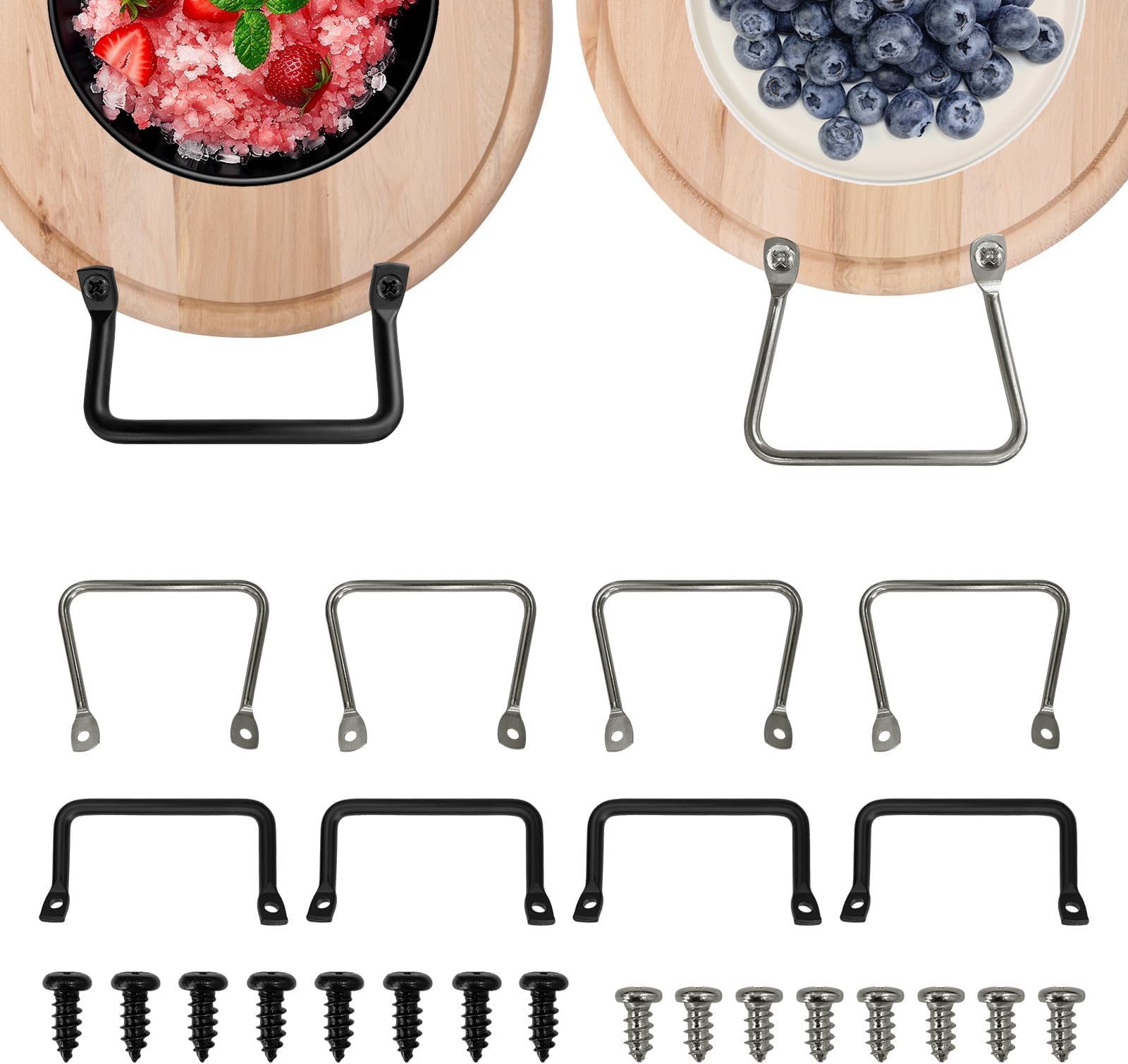 Amazon.com: KFZDCG 4 Pcs Side Fixing Handle for Trays, Serving Tray ...