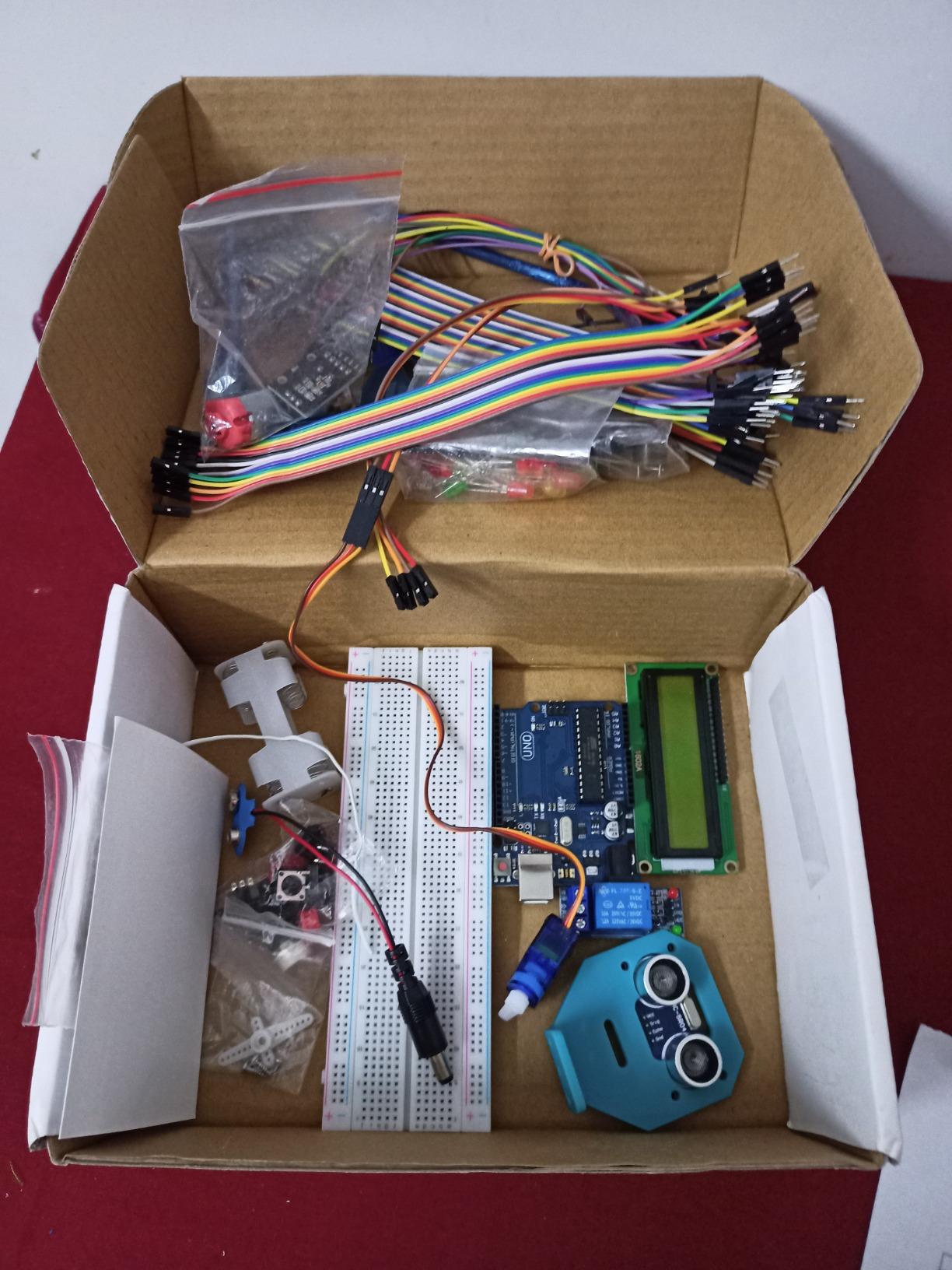 Electrobot Basic Starter Kit for Uno R3 with 23 Projects | Rotary ...