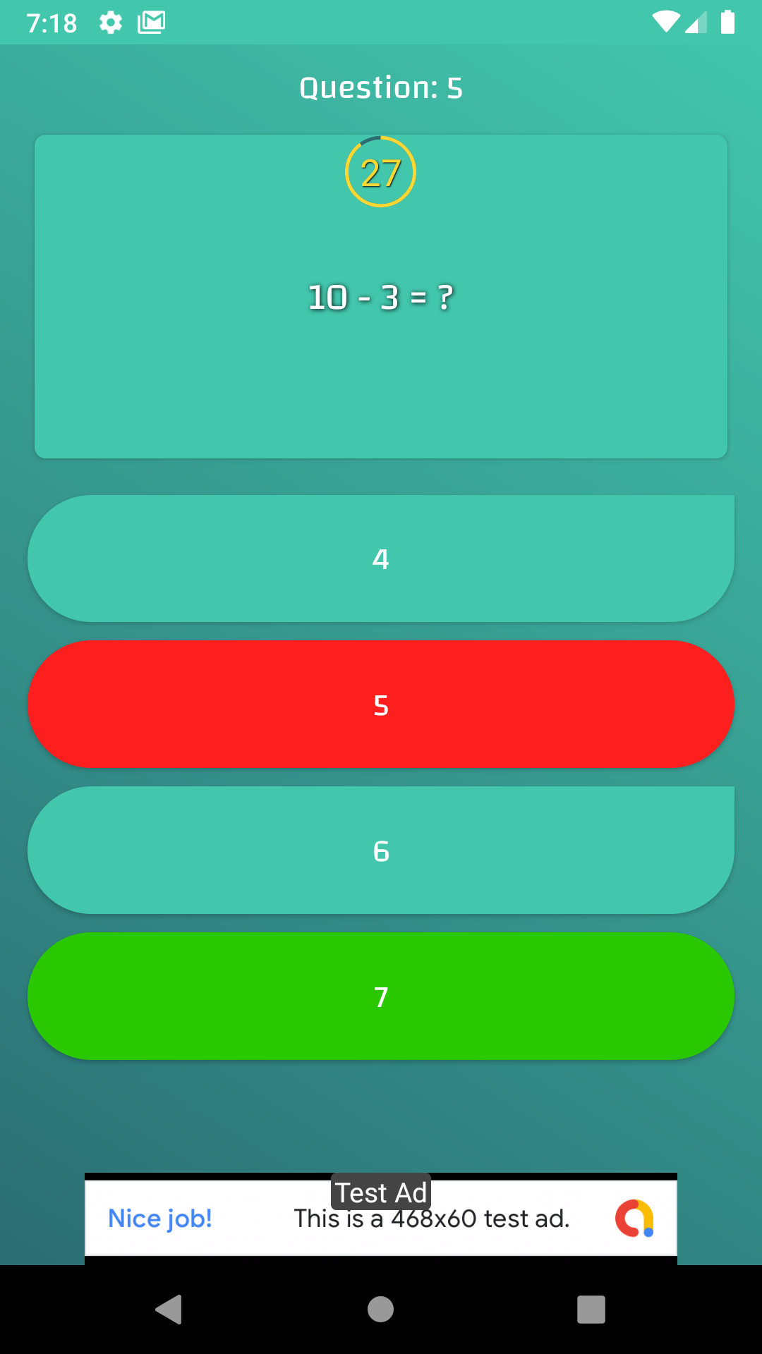 Speed Math Game - App on Amazon Appstore