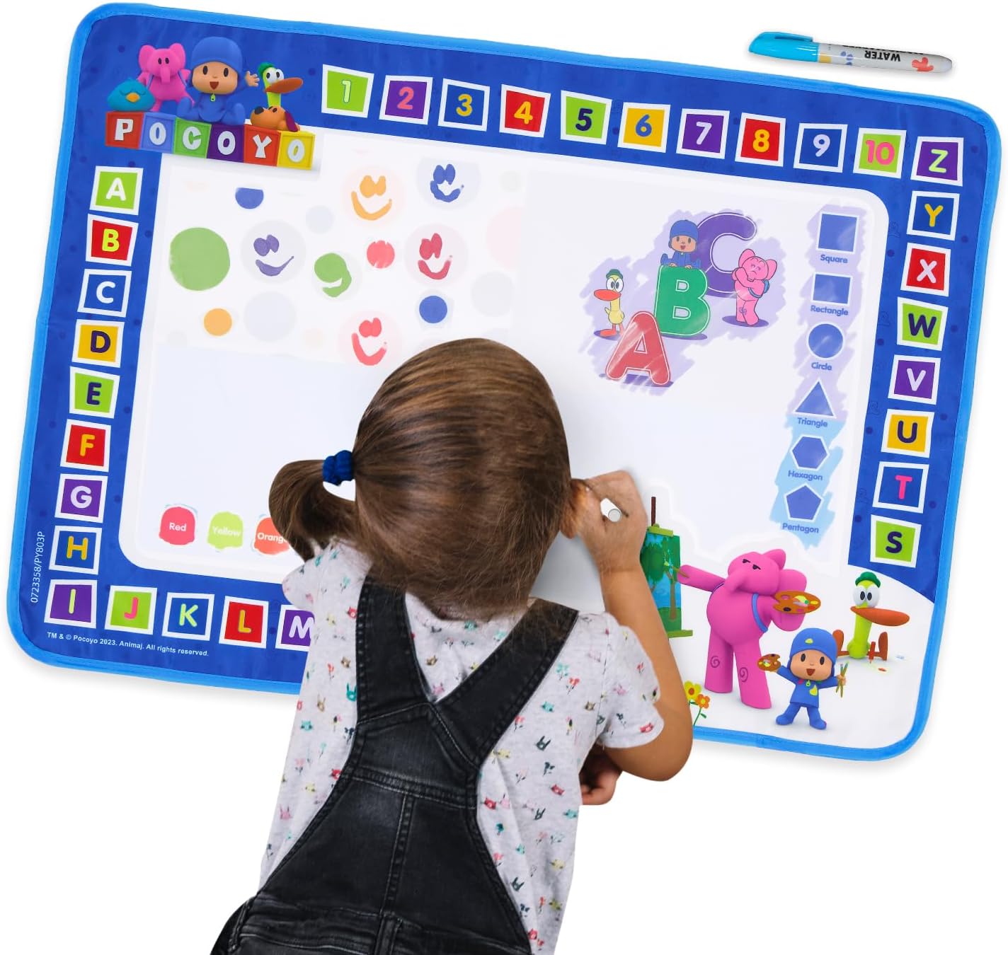 Amazon.com: Water Doodle Mat - Kids Painting Writing Color Doodle ...