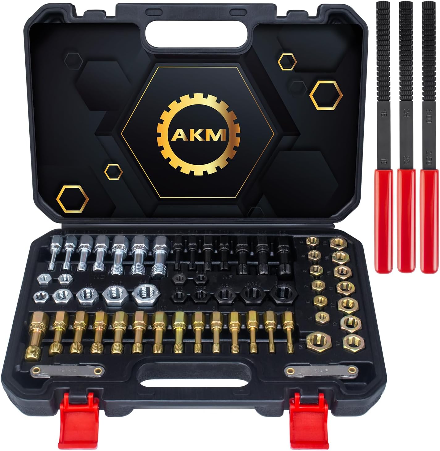 Amazon.com: 48 Piece SAE and Metric thread Restorer Kit : Automotive