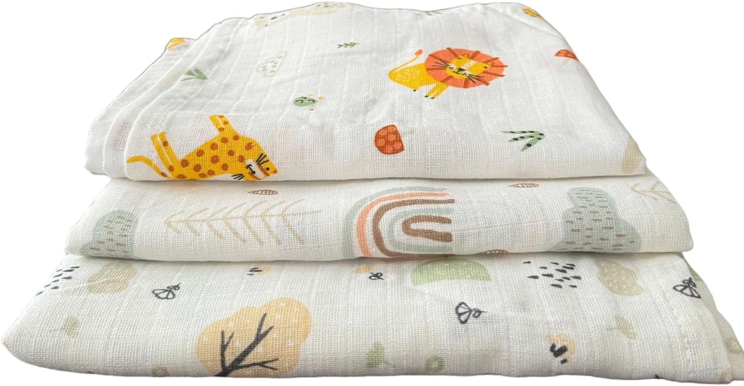 Amazon.com: 6PK - Soft 100% Cotton Nursery Receiving Hospital Baby ...