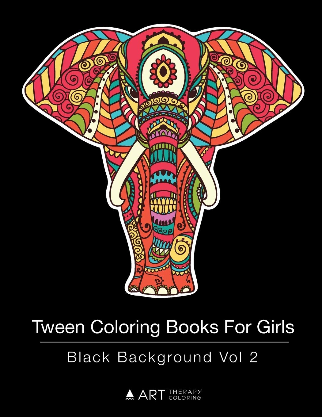 Amazon.com: Tween Coloring Books For Girls: Black Background Vol 2 ...