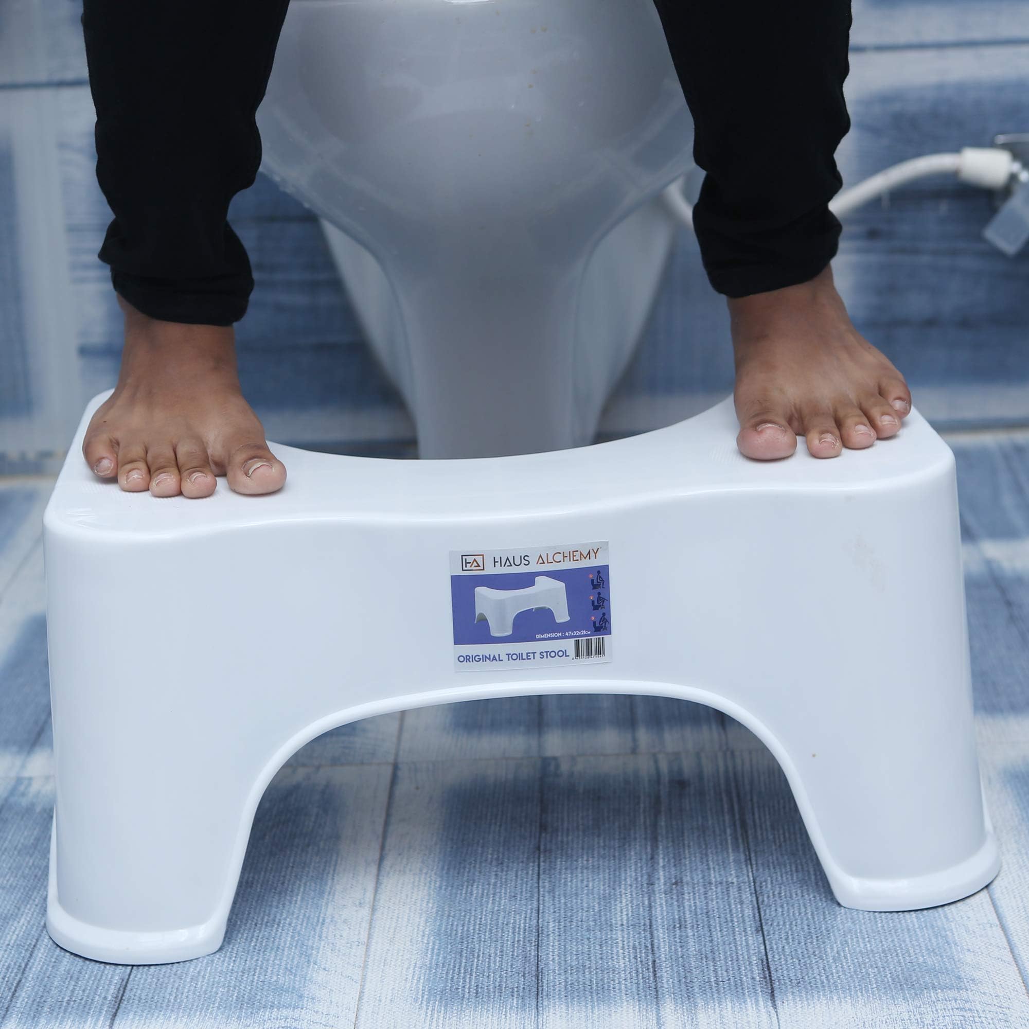 Buy PFB Perfect Toilet Posture Plastic Potty Step Stool for Western ...
