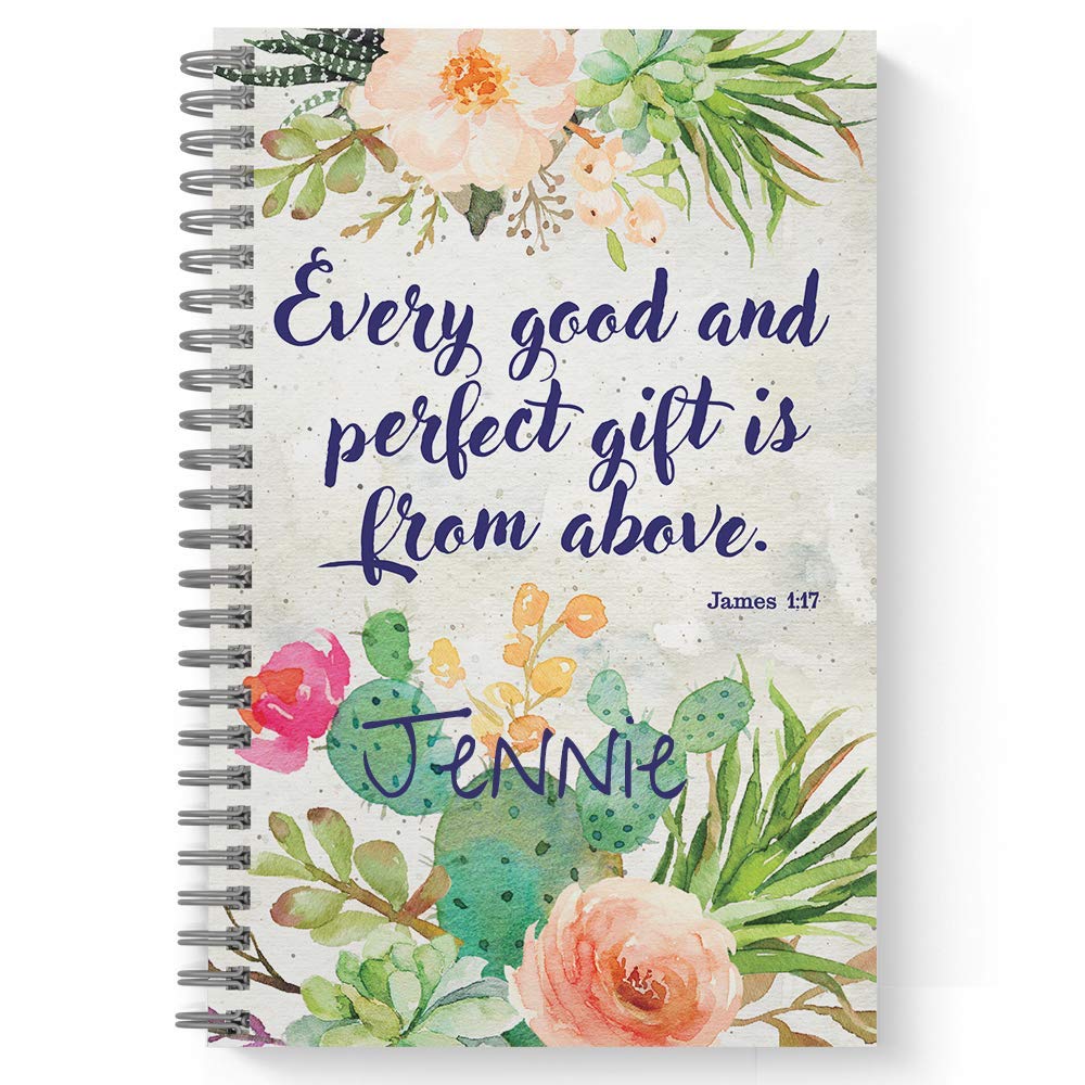 Amazon.com : Gotcha Covered Notebooks From Above Personalized Religious ...
