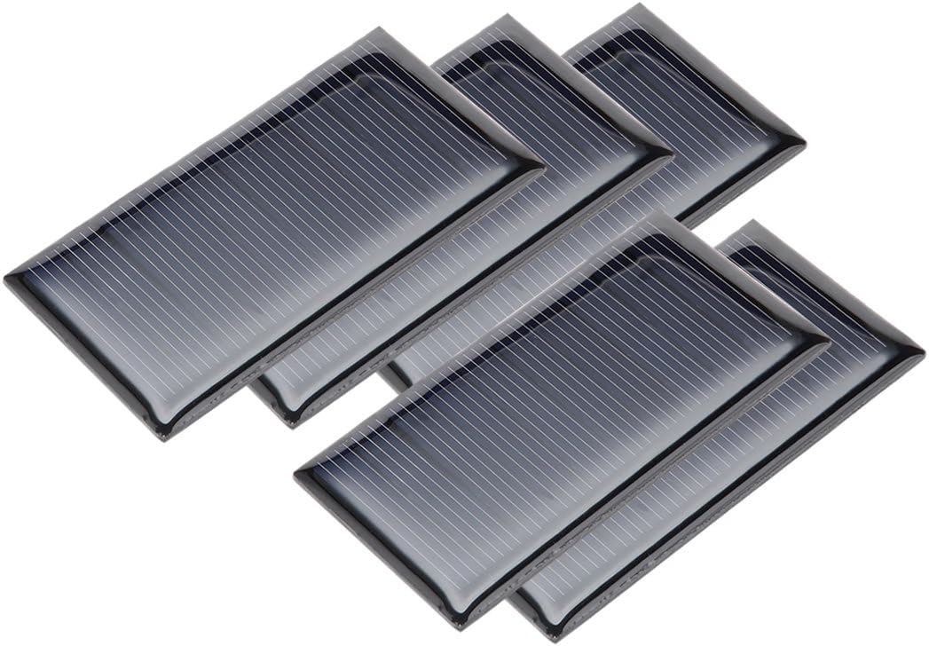 Amazon.com : uxcell® 5Pcs 5.5V 60mA Poly Mini Solar Cell Panel Module ...