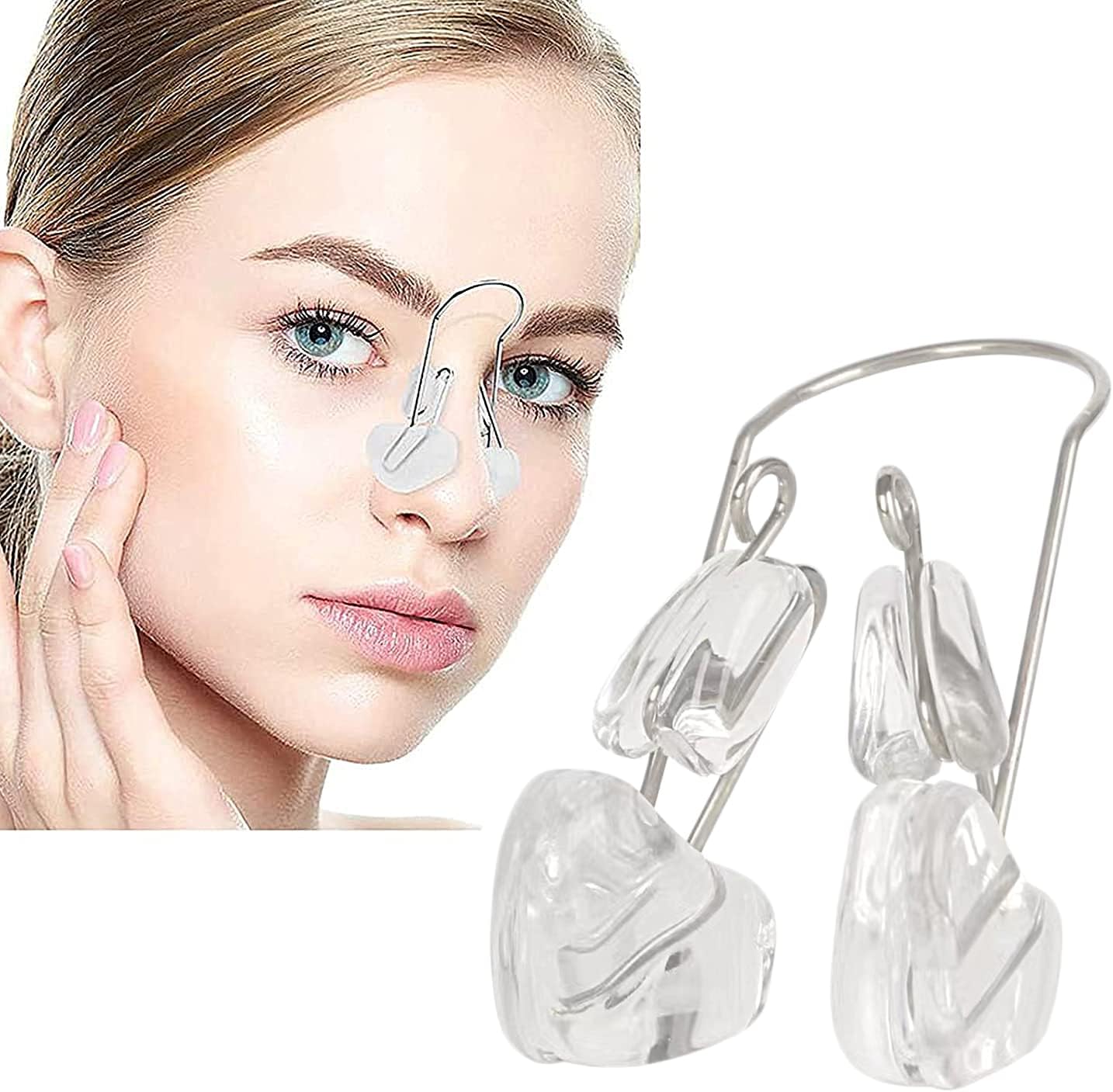 Amazon.com: Frienda Nose Slimming Clips Set, 4 Pieces Silicone Nose ...