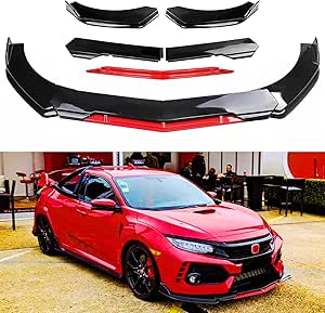 Amazon.com: DREAMIZER Universal Front Lip for Car,Adjustable Front Bumper Lip Chin Spoiler ...