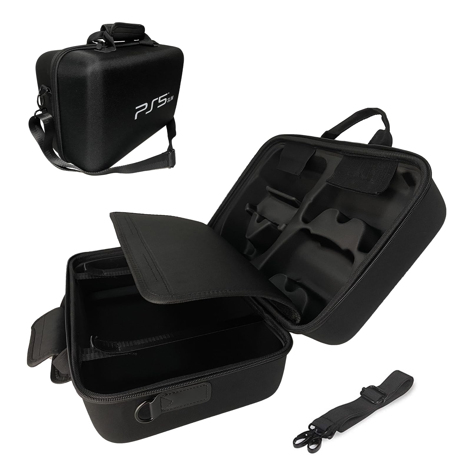 Amazon.com: Volicrt PS5 Slim Case Hard Shell,Carrying Case Compatible ...