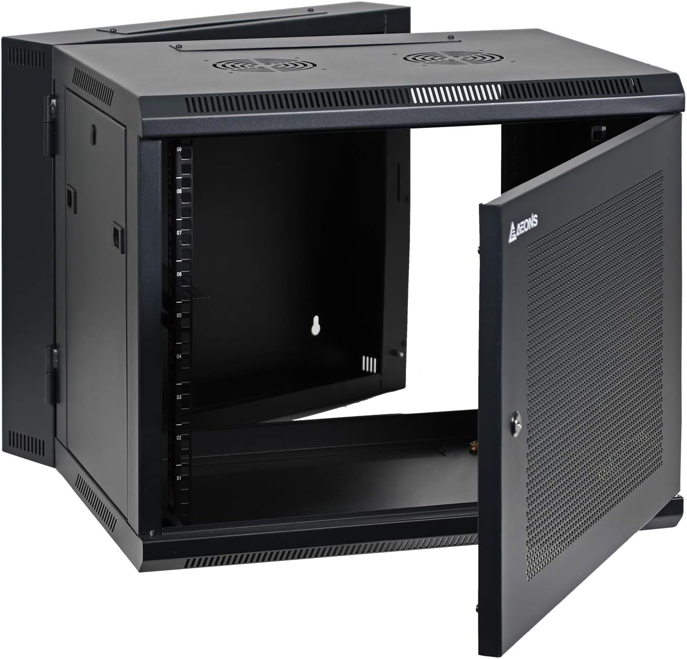 Amazon.com: AEONS 9U Professional Wall Mount IT Cabinet Enclosure ...
