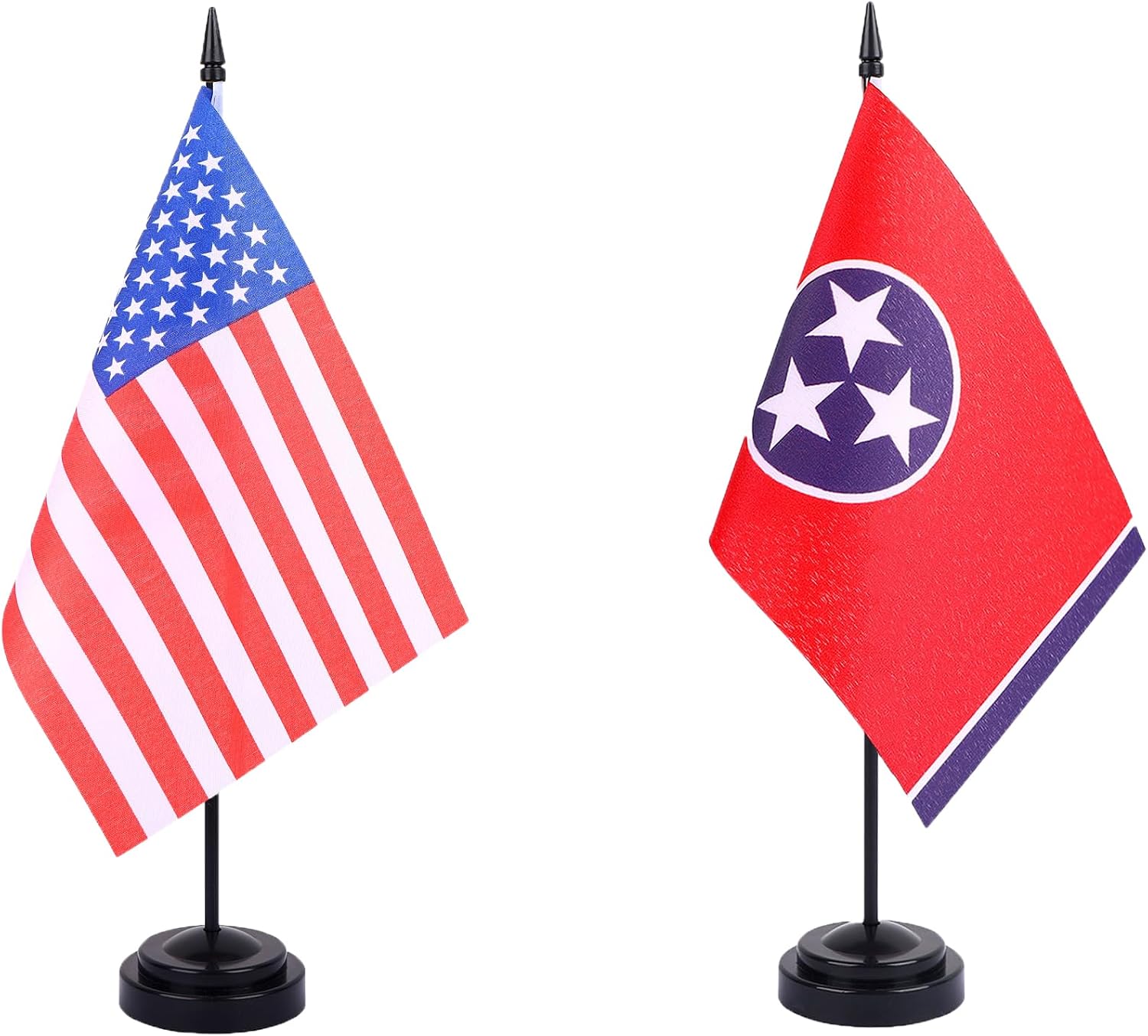Amazon.com: WXTWK 2 Pack USA Tennessee Flag Tennessee State Desk Flag ...