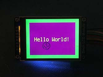Amazon.com: waveshare 2inch LCD Module Mini LCD Screen Compatible with Raspberry Pi/Ardu-ino ...