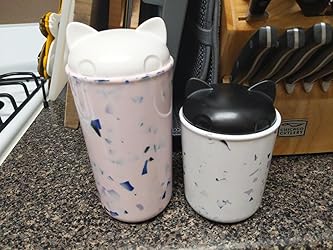 Amazon.com: OTOTO Kitty Cat Canisters Sets For The Kitchen - Kitchen ...