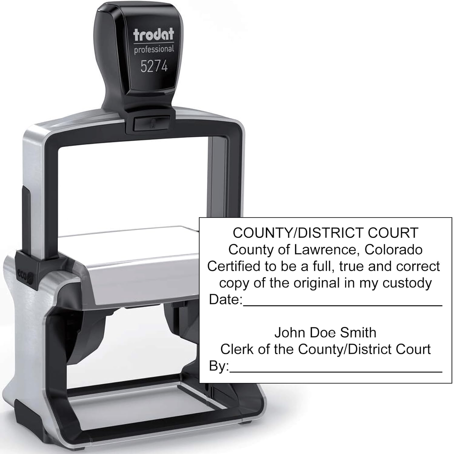 Amazon.com : 5207 Professional Self-Inking Text Stamp - Personalize Up ...