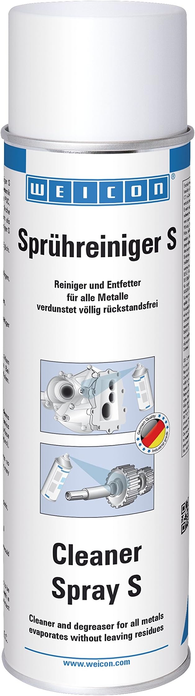 Weicon Cleaner Spray S | 500 ml | Strong Degreaser For Metal Glass ...