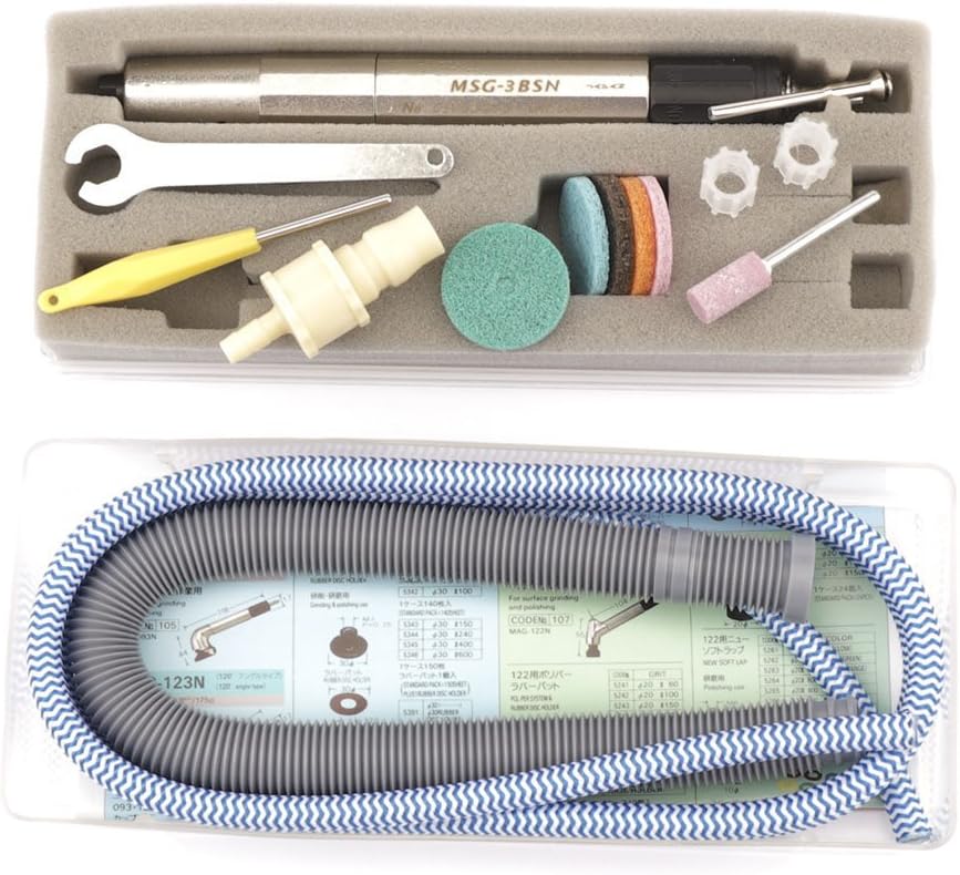 MSG-3BSN 65,000Rpm 0.118 in (18″) Amoladora de lápiz de aire Máquina ...