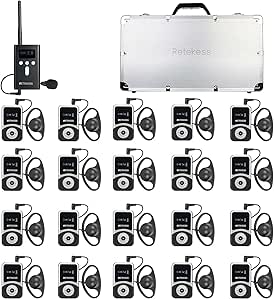 Amazon.com: Retekess T130S(2nd Gen T130) Tour Guide Headsets, Upgraded ...
