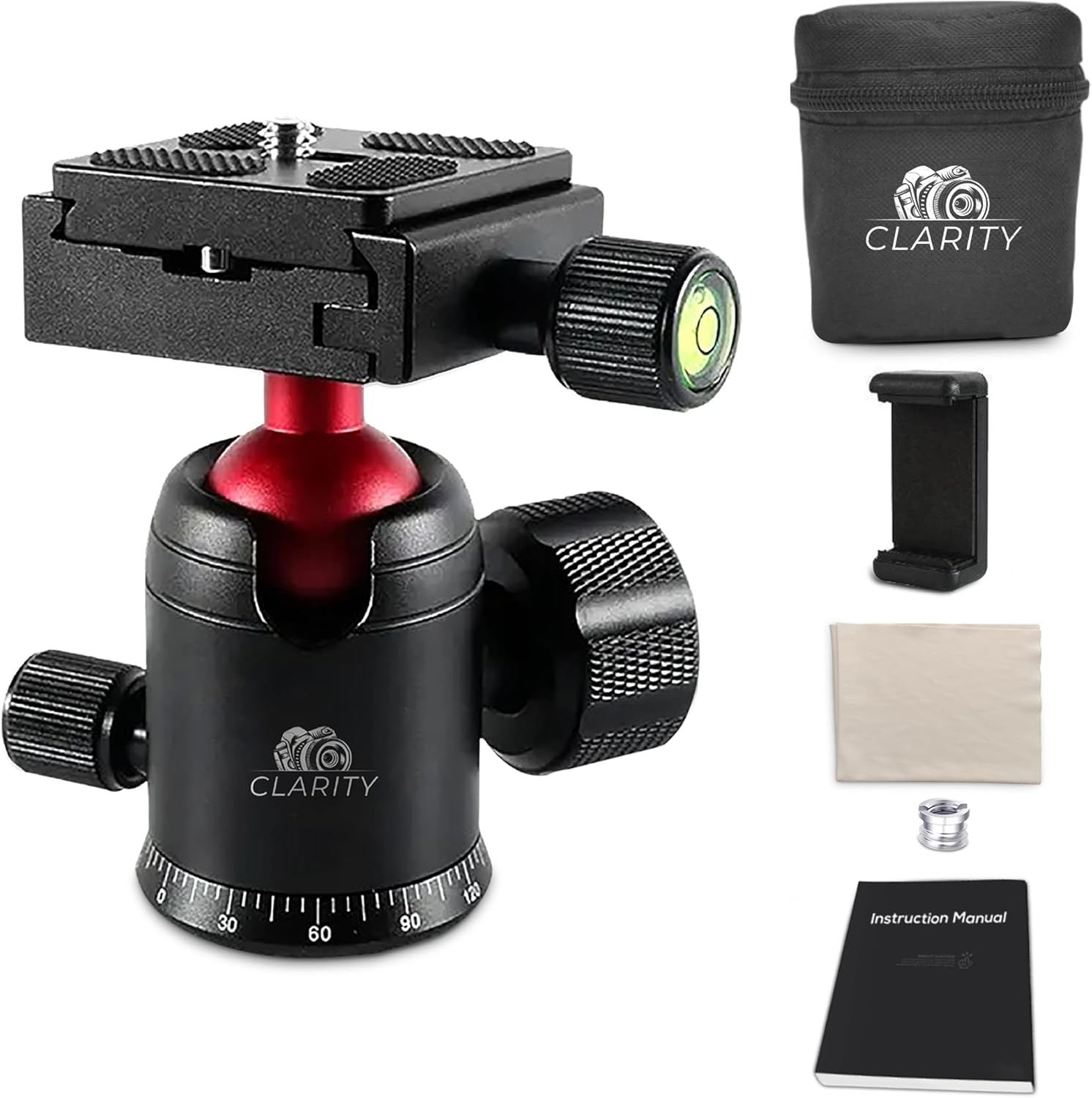 Tripod Ball Head Camera Mount Photography Max Gimbal Quick Release ...
