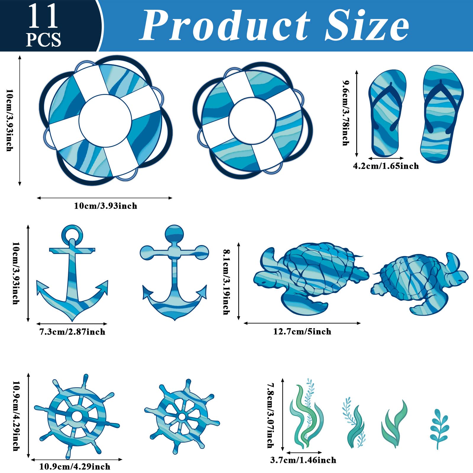 Snapklik.com : 26pcs Cruise Door Decorations Magnetic Turtle Car ...