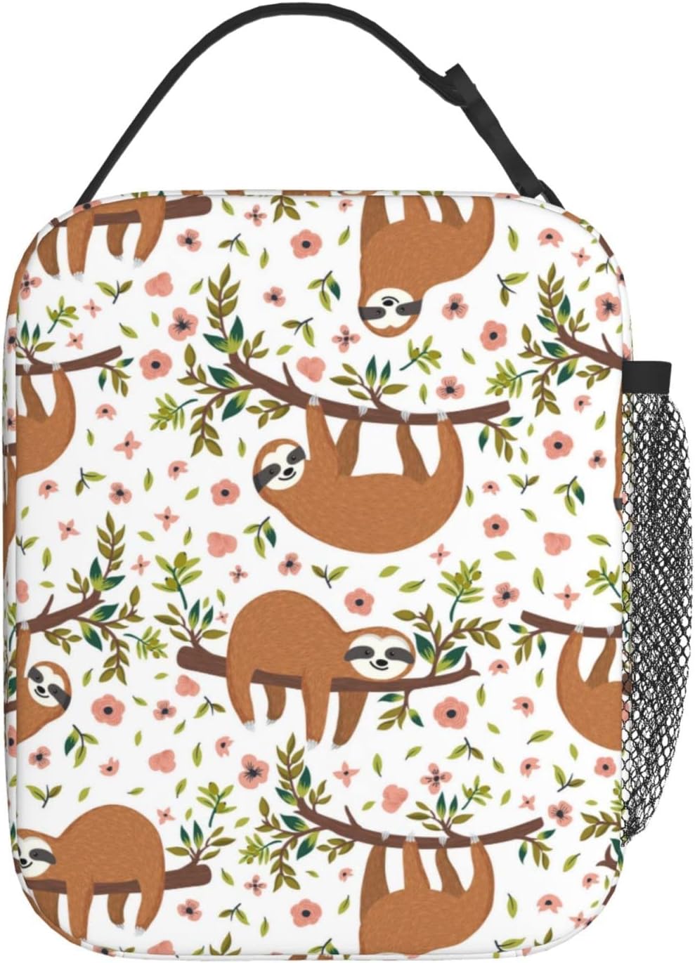 Amazon.com: YETTA YANG Sloth Cute Portable Lunch Bag Insulated Lunch ...