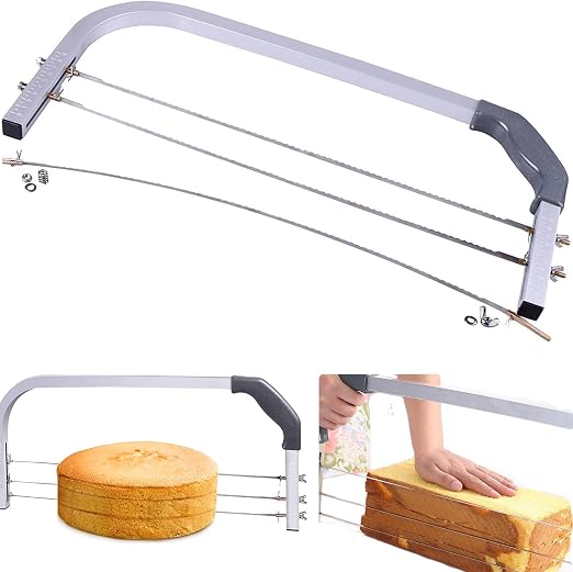 Amazon.com: Professional Cake Cutter Slicer Leveler, Commercial 4 ...