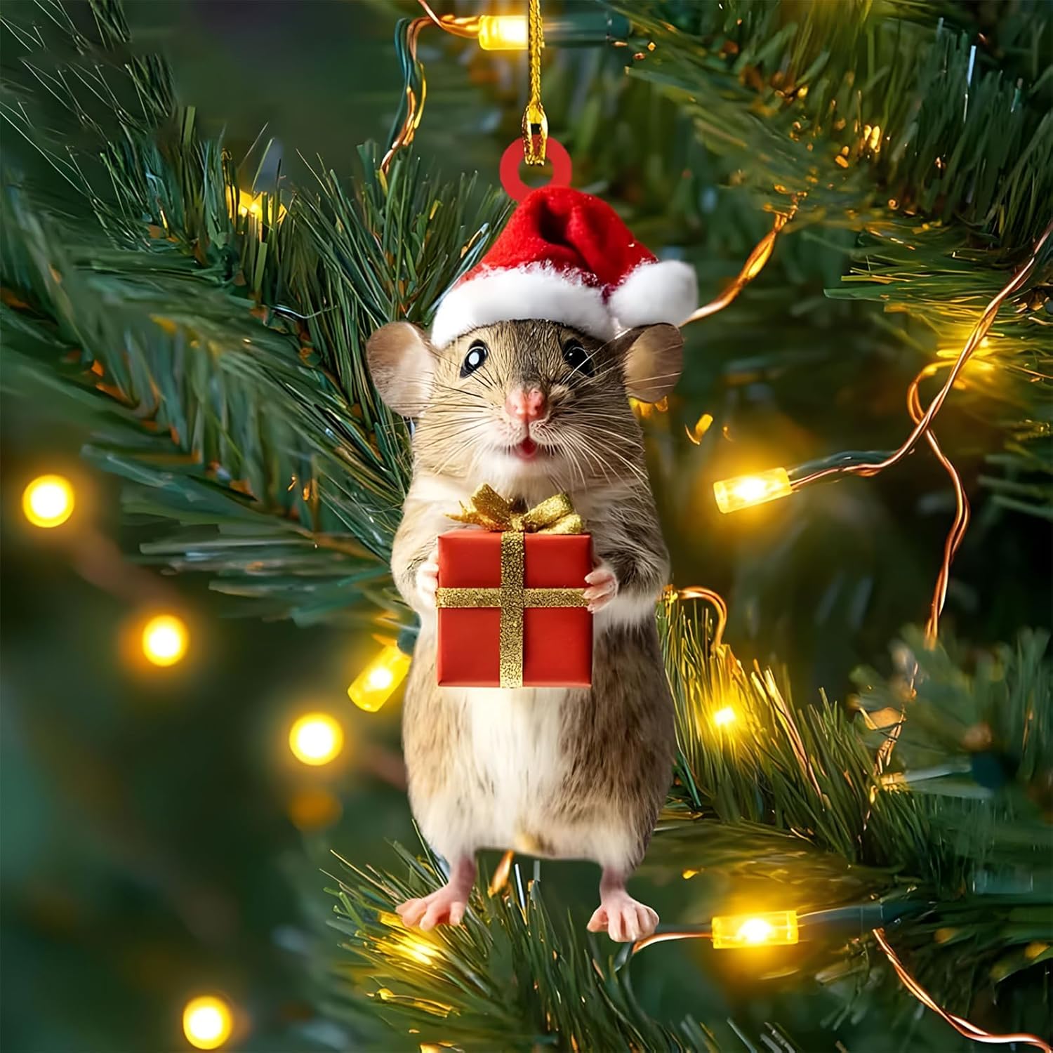 Amazon.com: Opossum Ornament, Acrylic Opossum Ornament for Christmas ...