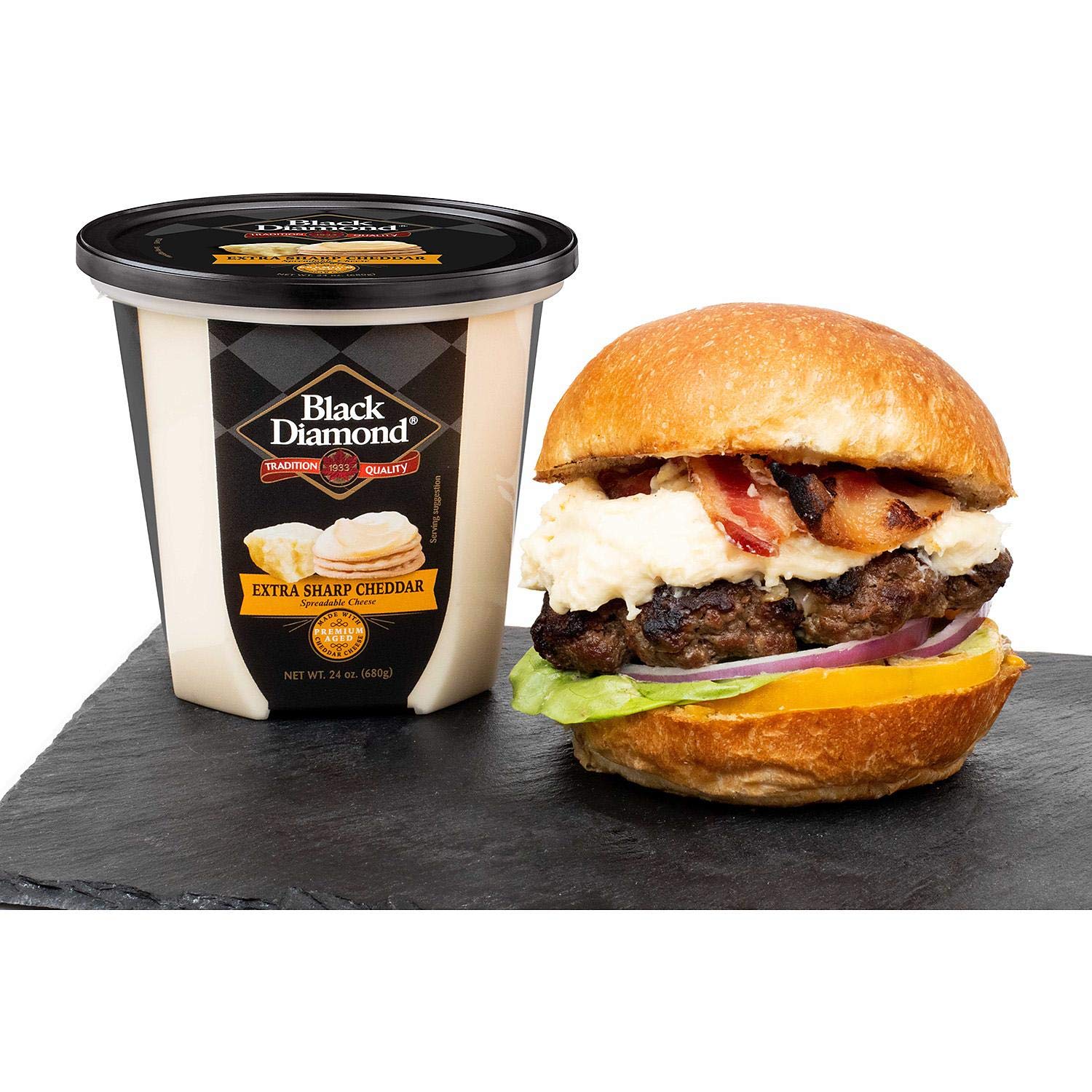 Snapklik.com : Evaxo Black Diamond Extra Sharp Cheddar Spread