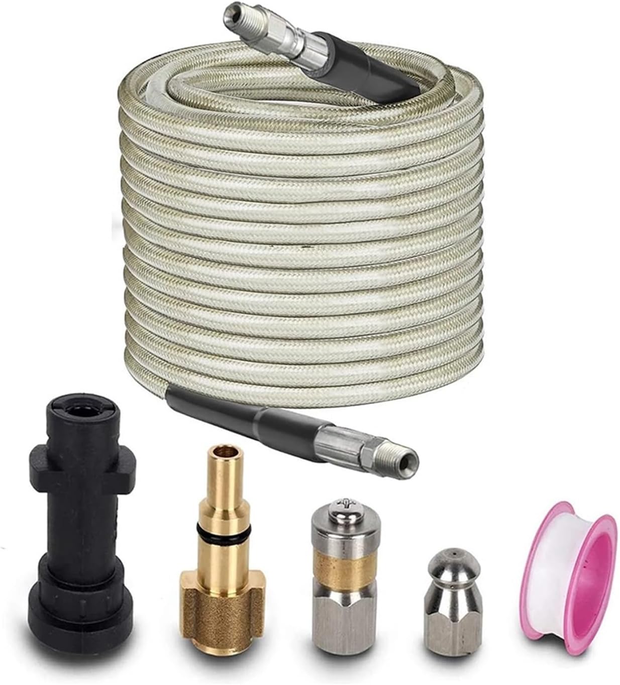 Amazon.com: MIKFOL High Pressure Clean Pipe Drain Pipe Cleaning Hose ...