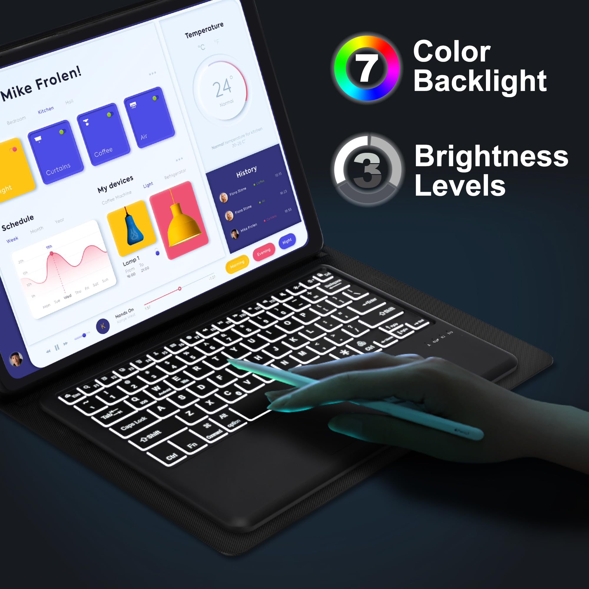 Snapklik.com : Touchpad Galaxy Tab S10 Ultra/S9 Ultra/S8 Ultra Keyboard ...