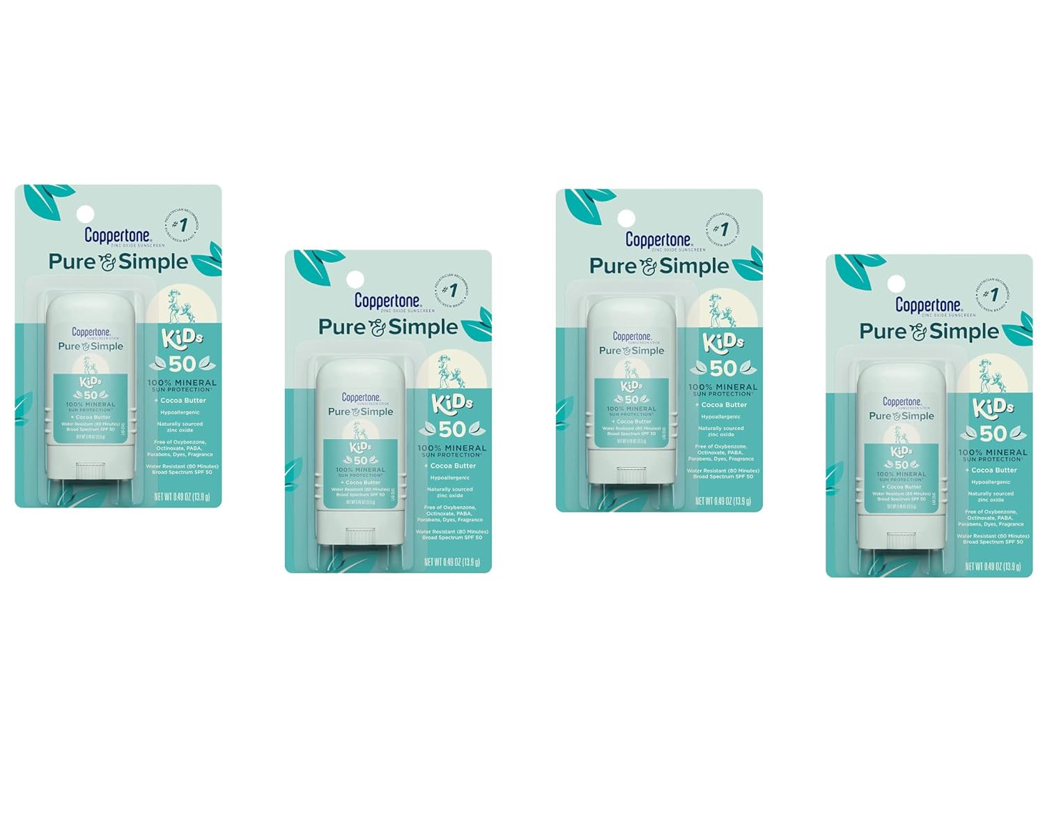 Amazon.com: Coppertone Kids Sunscreen Stick Broad Spectrum SPF 50.46 ...
