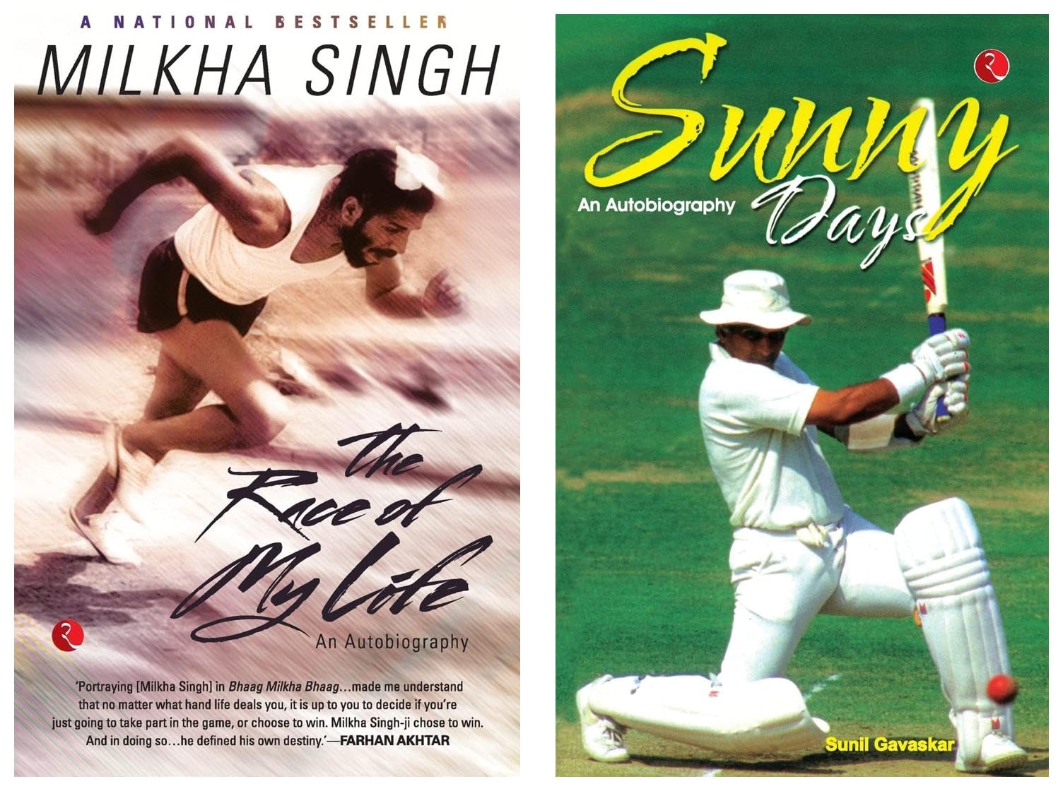 Sunny Days: Sunil Gavaskar's Own Story & The Race of My Life: An ...