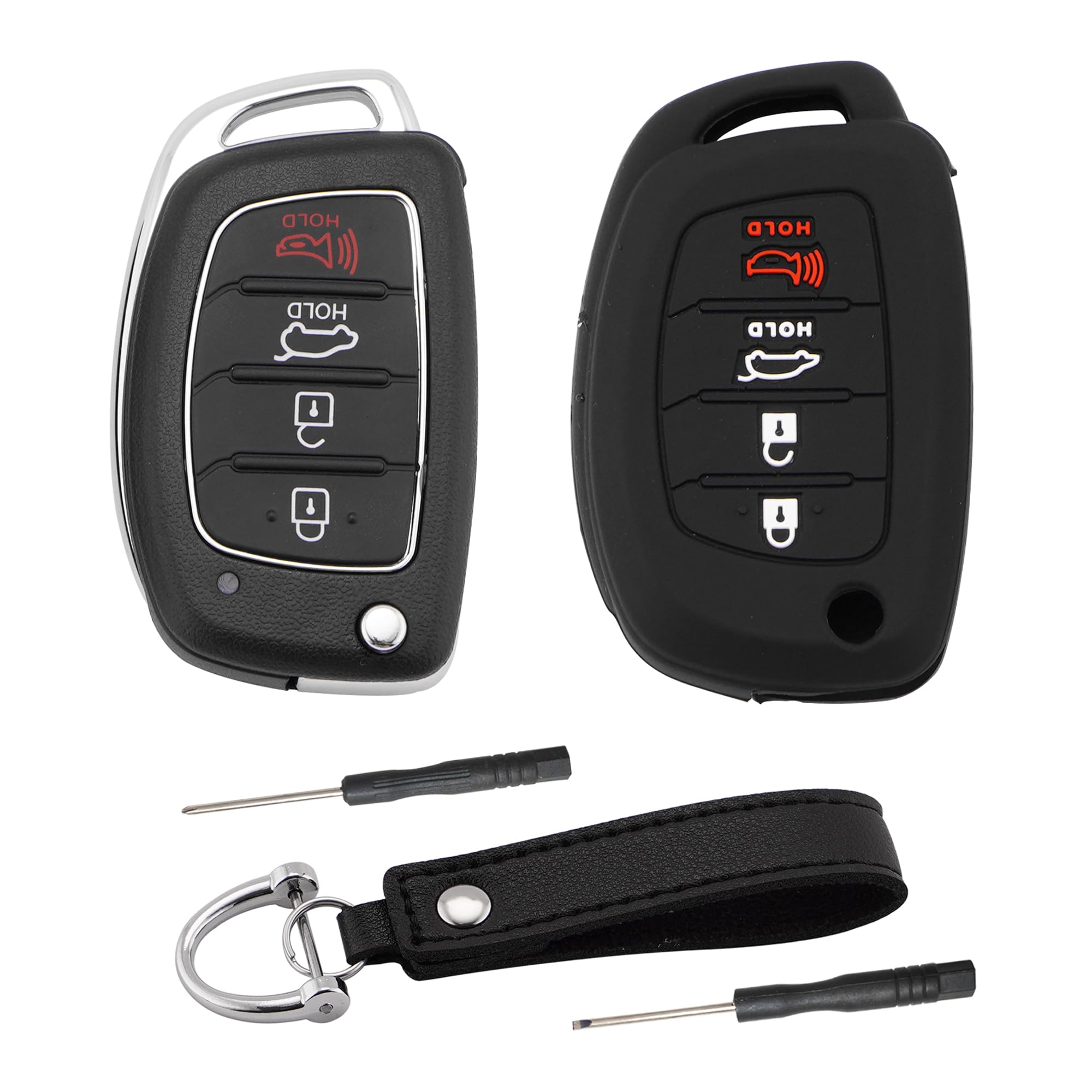 Snapklik.com : EKALA 2Pcs For Hyundai Key Shell Replacement