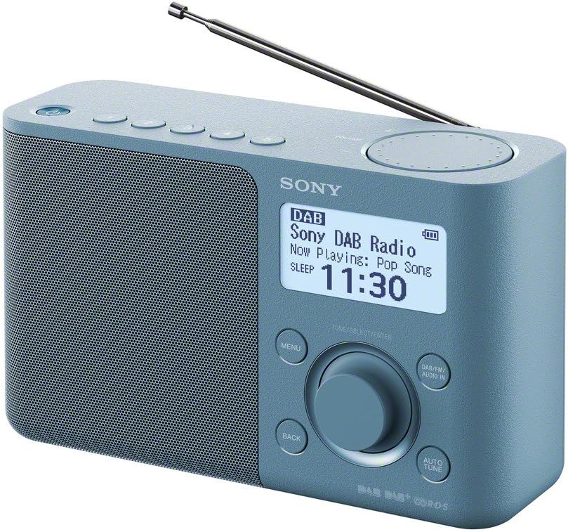 Sony XDR-S61D Portable Digital Radio with High Quality Sound - Blue ...