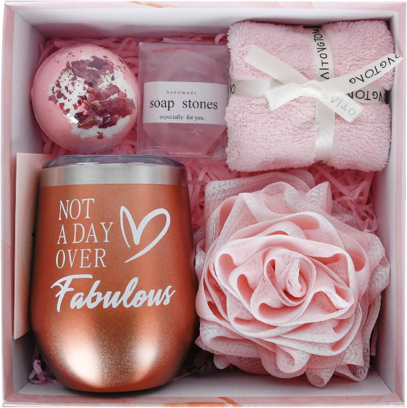 GIOD 9-Piece Luxury Bath Gift Set with Bath Bombs, Handmade Soap ...