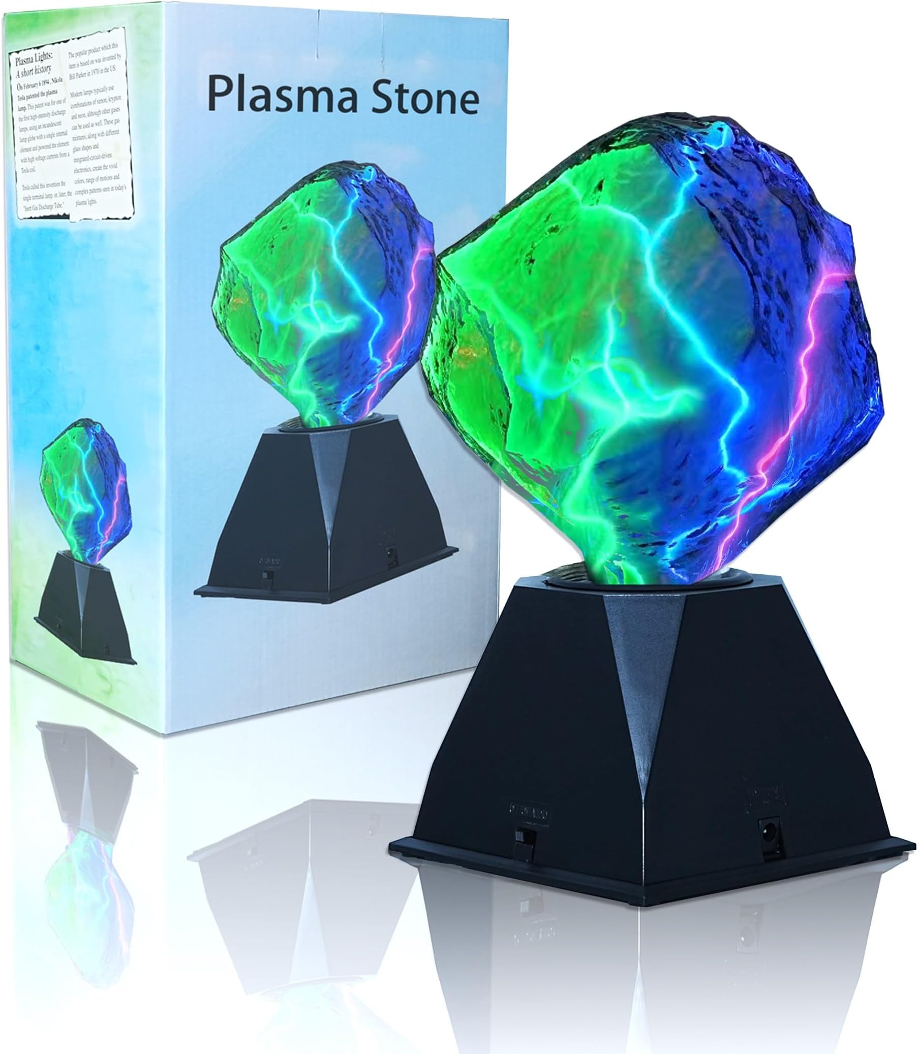 PUXTIW Plasma Sculpture Shaped Lamp,Plasma Ball,Plasma Globe, Science ...
