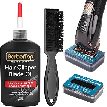 Amazon.com: BarberTop Premium Hair Clipper Blade Lubricating Oil for ...