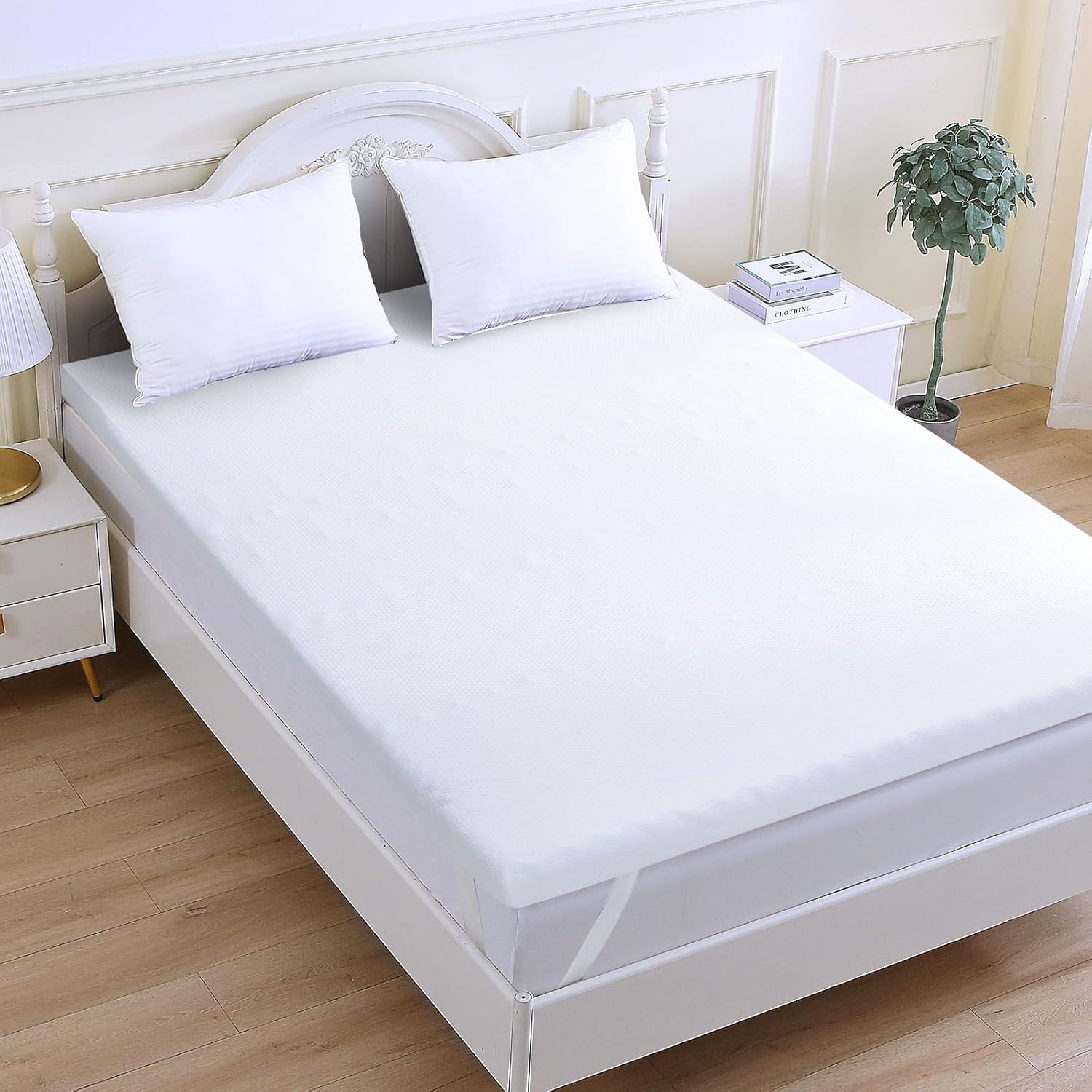 Amazon.com: MUXHOMO 7-Zone Twin Size Mattress Topper, 3 Inch Cooling ...