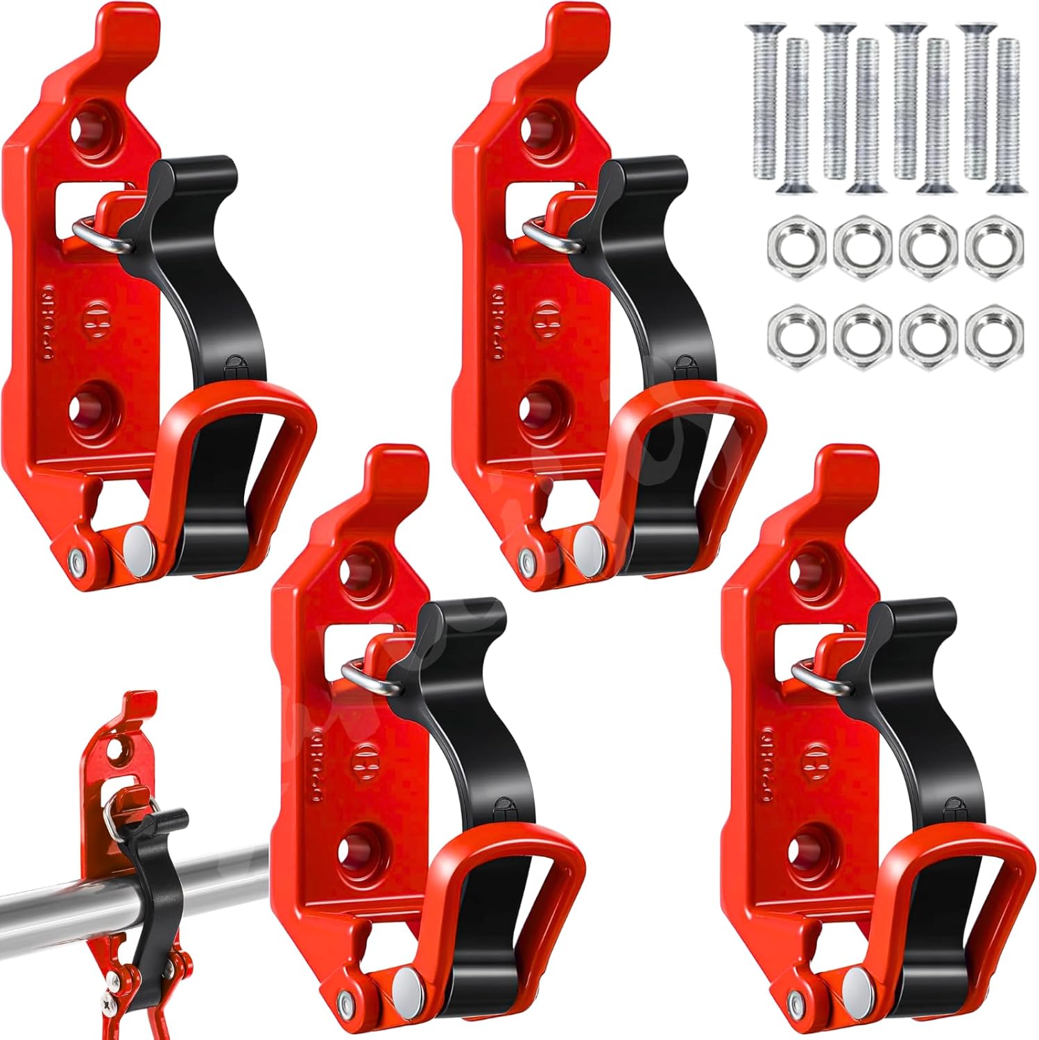 Amazon.com: 4pcs Shovel Mount for Roof Rack, Lancisism Metal Rubber ...