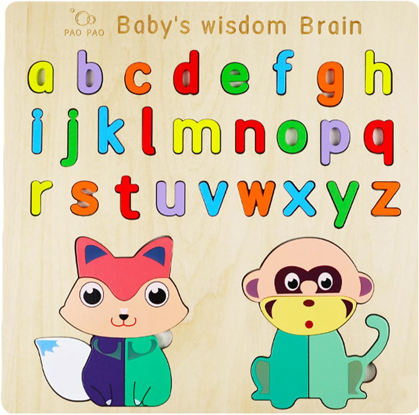 Amazon.co.jp: alphabet numbers matching set, durable numbers puzzles ...