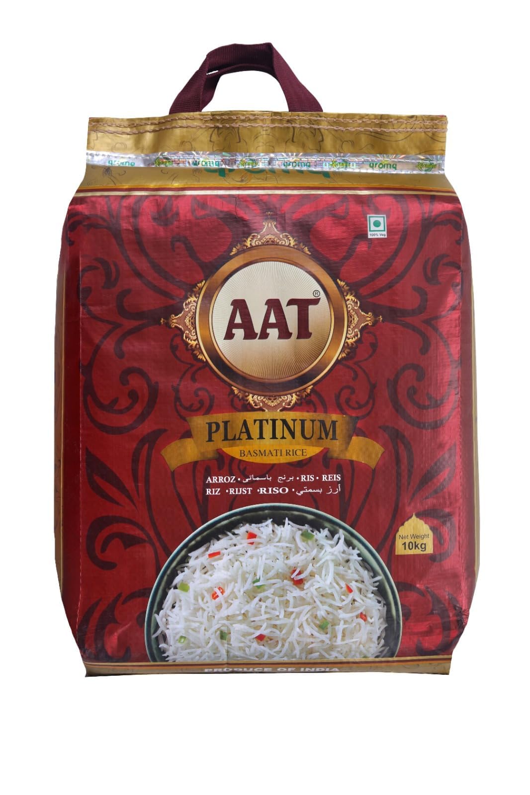 Aat Platinum 1121 Basmati Rice Xxxl Extra Long Grain Elongates ...