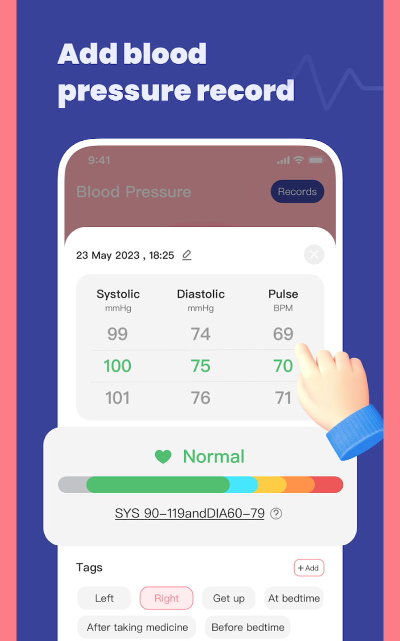 Blood Sugar Diabetes Tracker - Pressure Tracking - My Diary Logs - Log ...