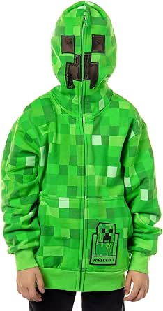 Amazon.com: Mad Engine Minecraft I Am Creeper Allover Pixel Design Big ...