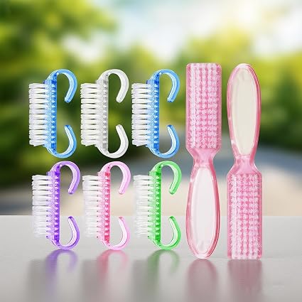 Amazon.com: Nail Brushes for Cleaning Fingernails, 8PCS Nail Scrubber ...