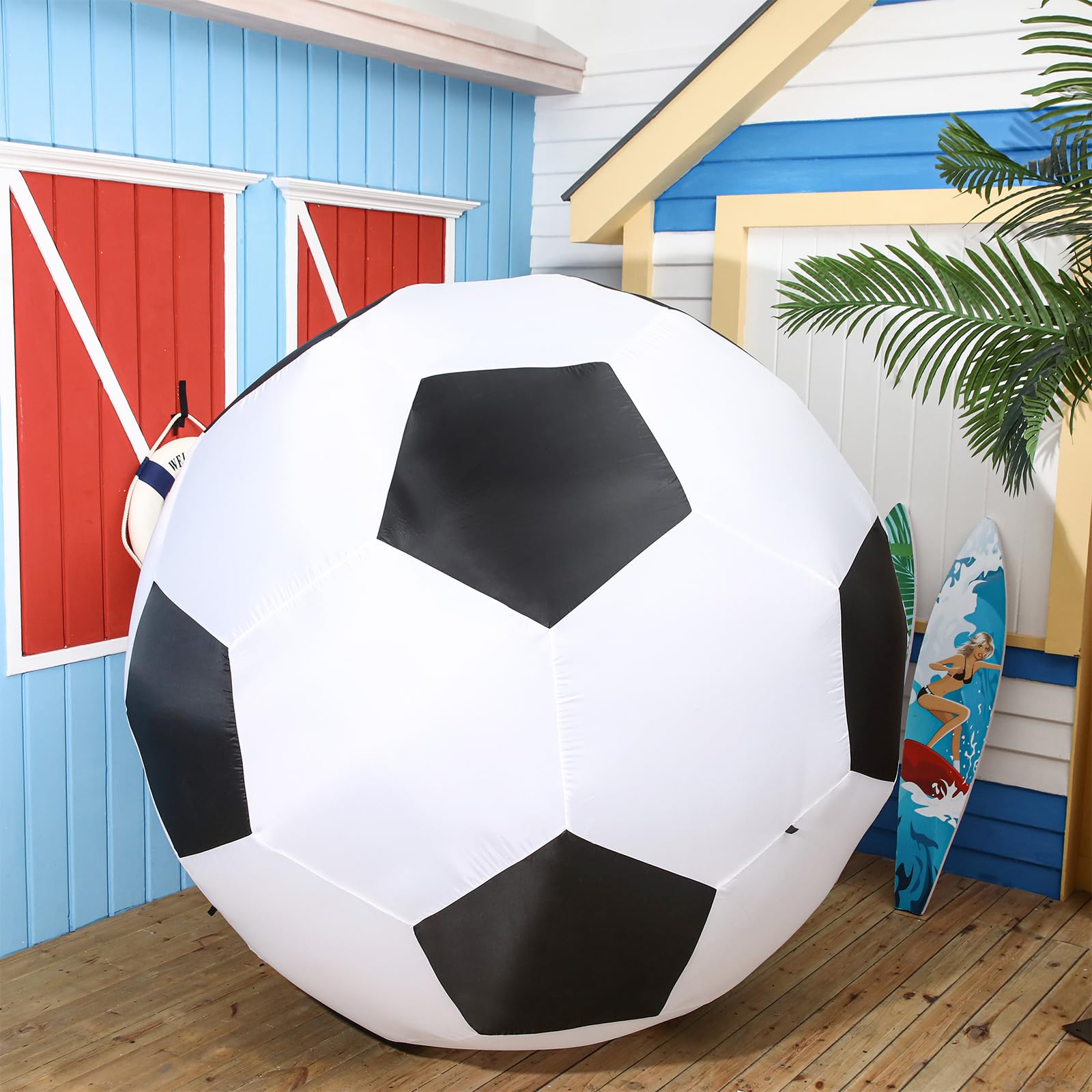 Snapklik.com : 6ft Giant Jumbo Inflatable Soccer Ball Set Outdoor ...